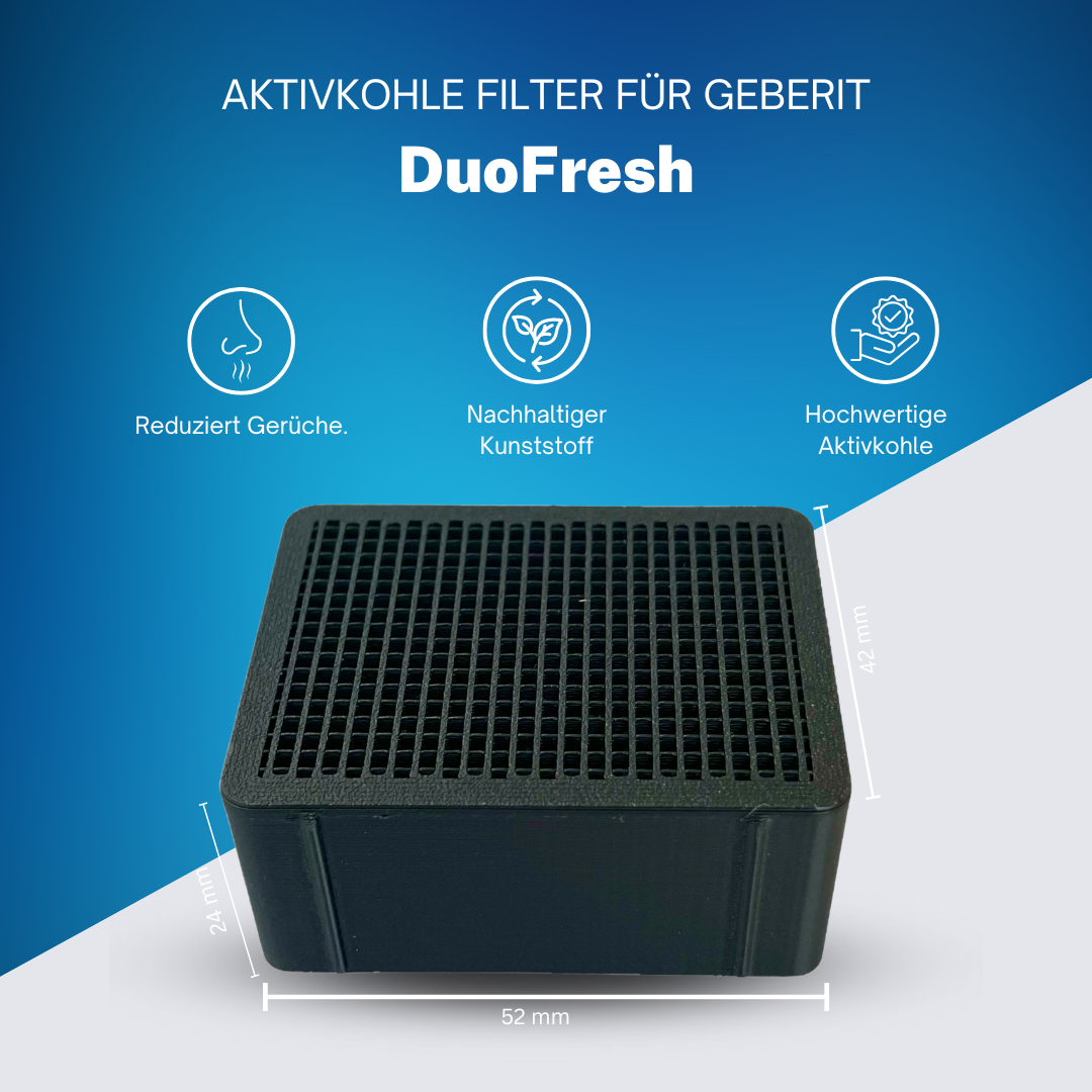 Aktivkohlefilter für Geberit DuoFresh, Ersatzfilter für Geberit DuoFre